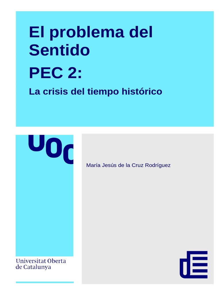 El Problema Del Sentido - PEC2 | PDF