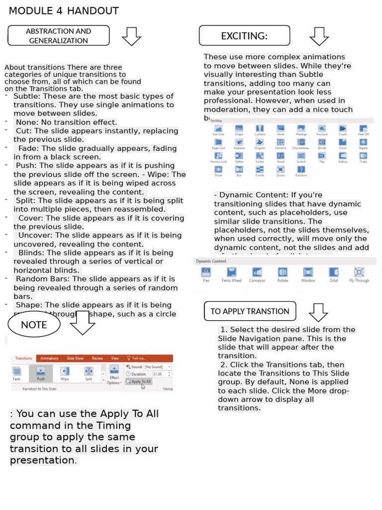 Exciting:: Abstraction and Generalization | PDF