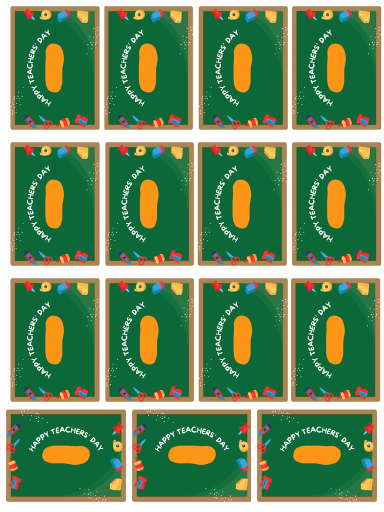 Teachers Day Card | PDF