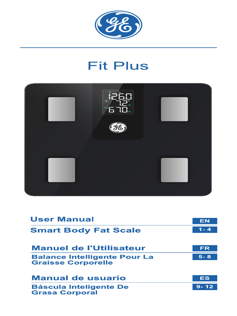 GE Fit Plus User Manual | PDF