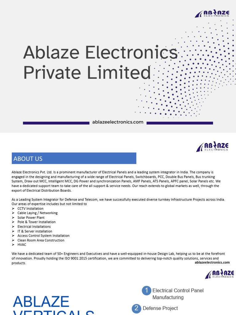 Company Profile AEPL | PDF