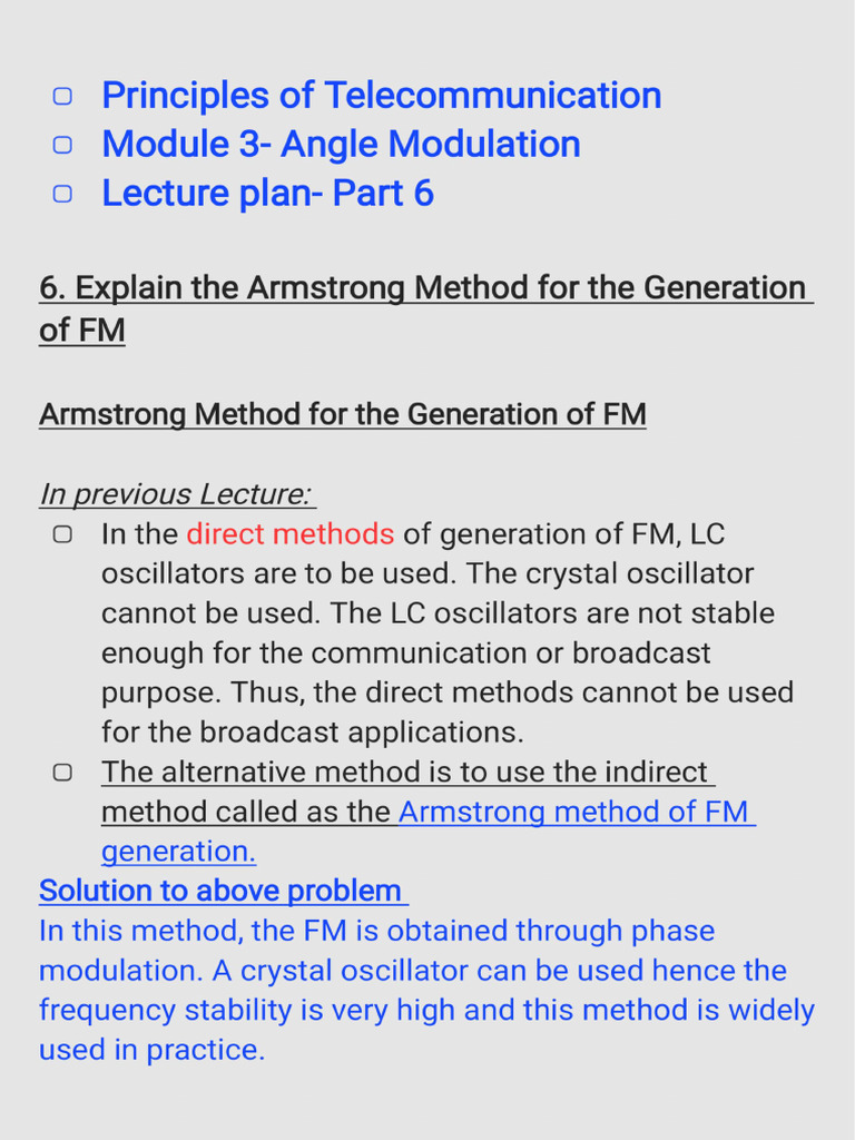 Indirect Method FM | PDF