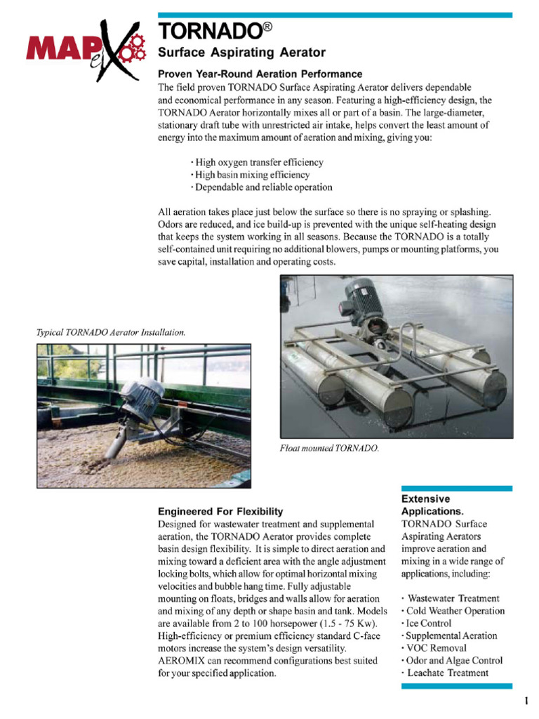 Aeromix Tornado Brochure | PDF