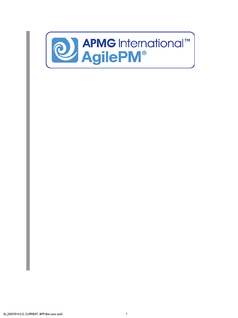 Questionnaire - The Agile PM F BPP 2.0 | PDF