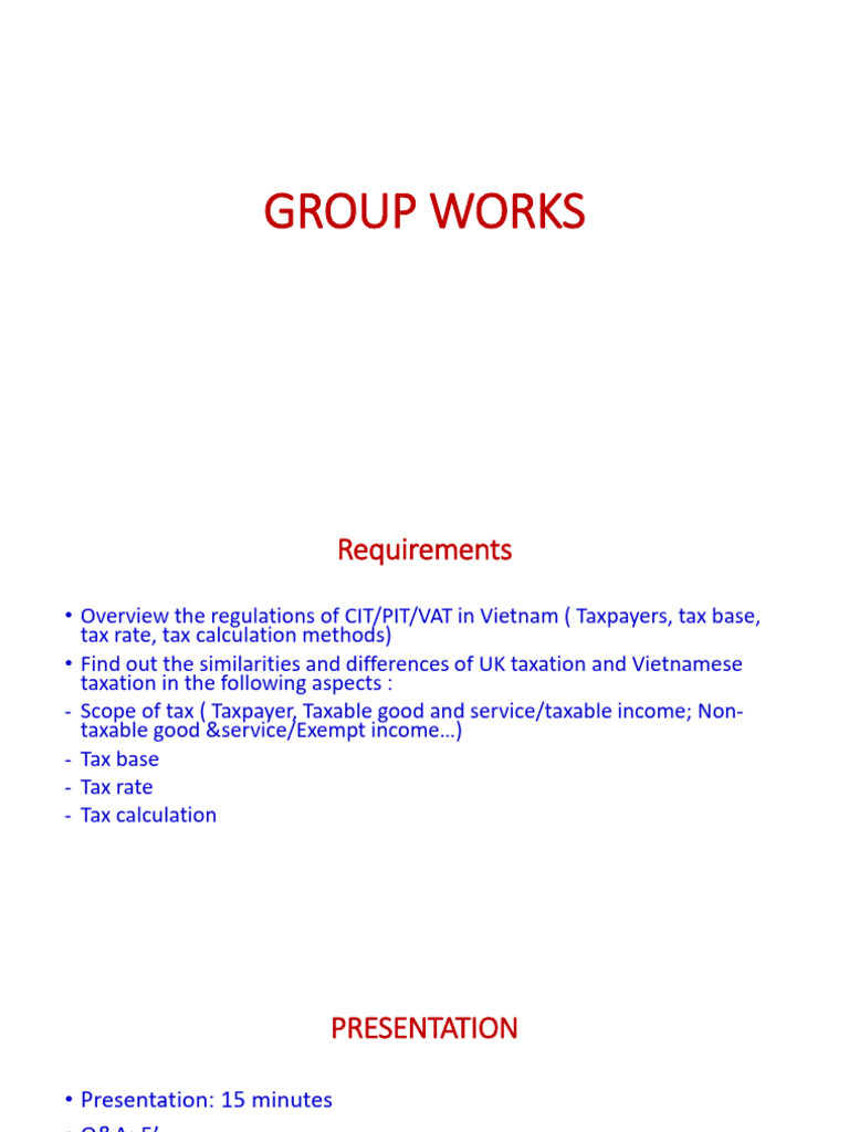 Group Work | PDF