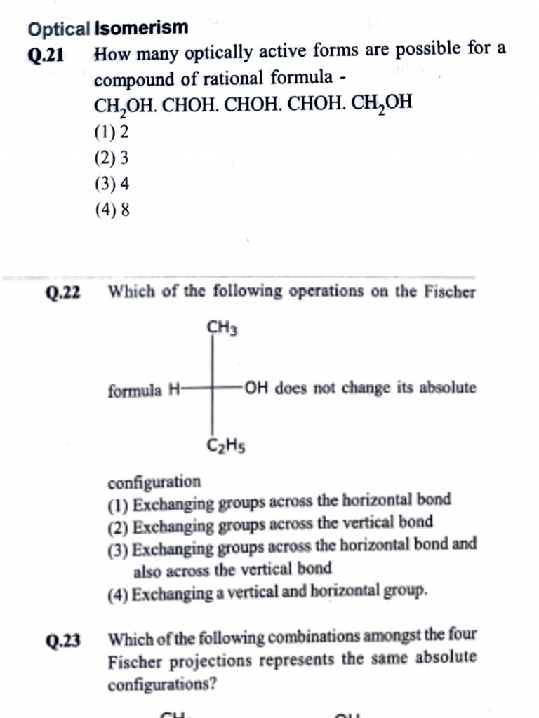 Optical isomer assignment-1 | PDF