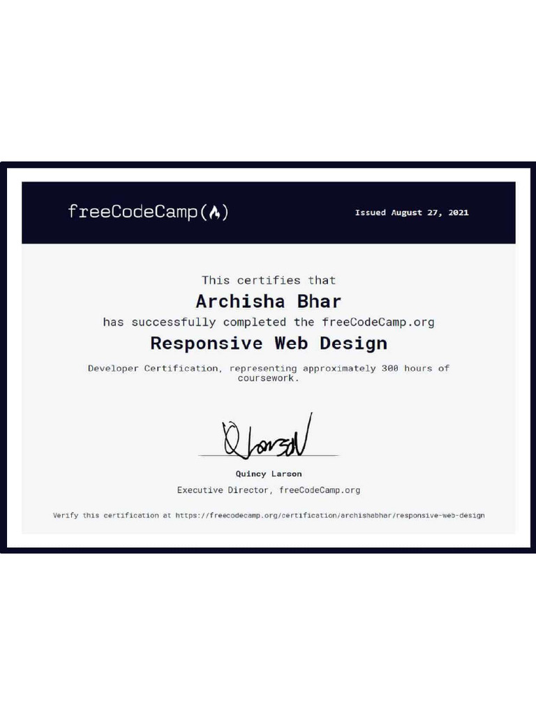 freeCodeCamp's Responsive Web Design (Free) | PDF