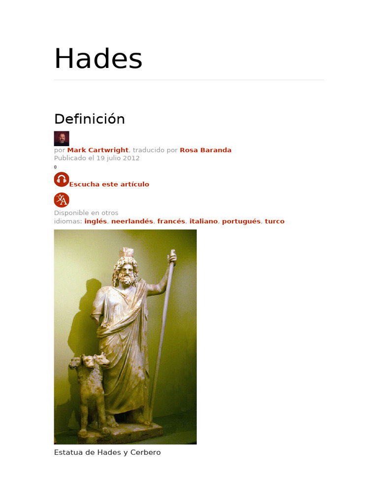 Hades | PDF