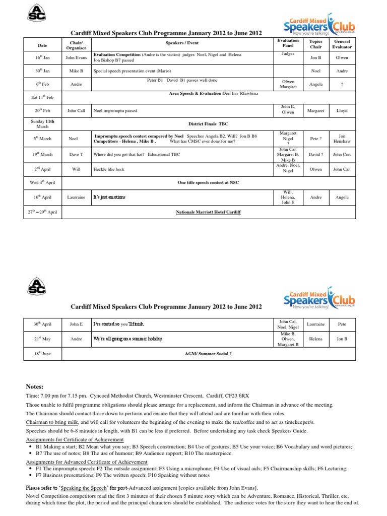 CMSC Programme Summer 2012 | PDF