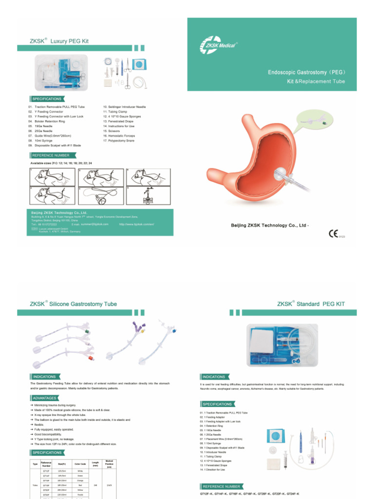 ZKSK SETS Y SONDAS GASTROSTOMIA | PDF