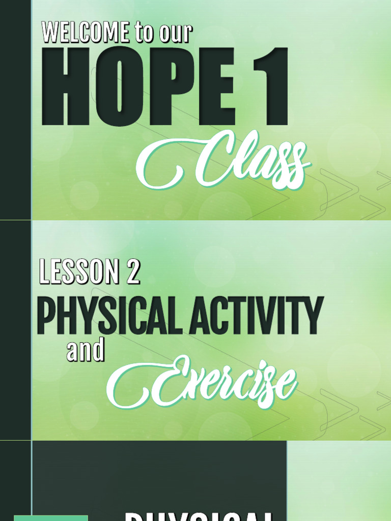 Hope 1 Quarter 1 Lesson 2 | PDF