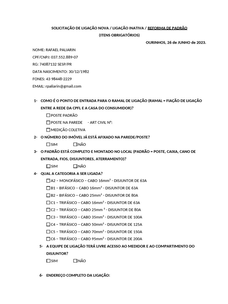 Check List C3 | PDF
