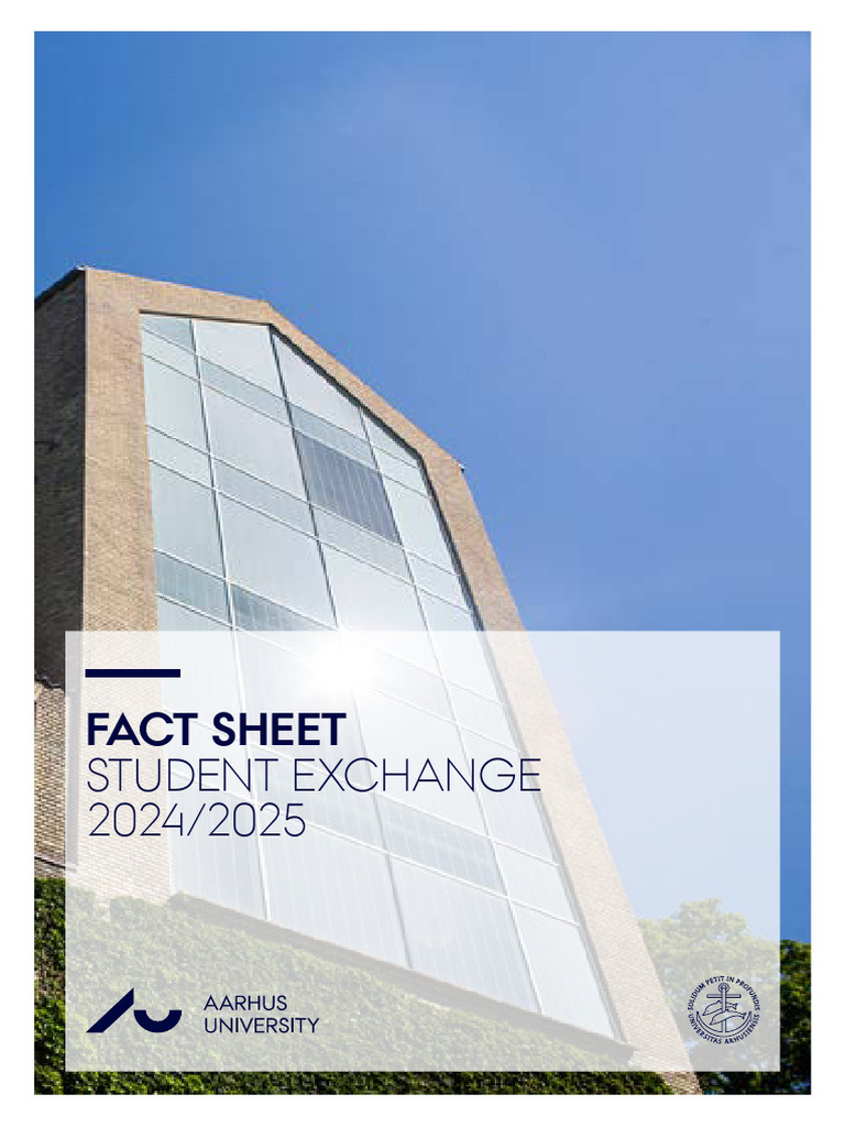 Aarhus University Fact Sheet 2024-25 | PDF
