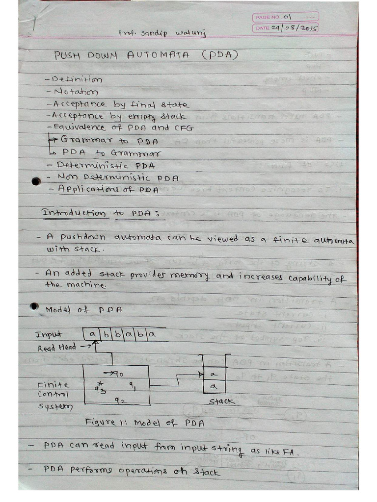 unit-iv-pushdown-automatapda | PDF