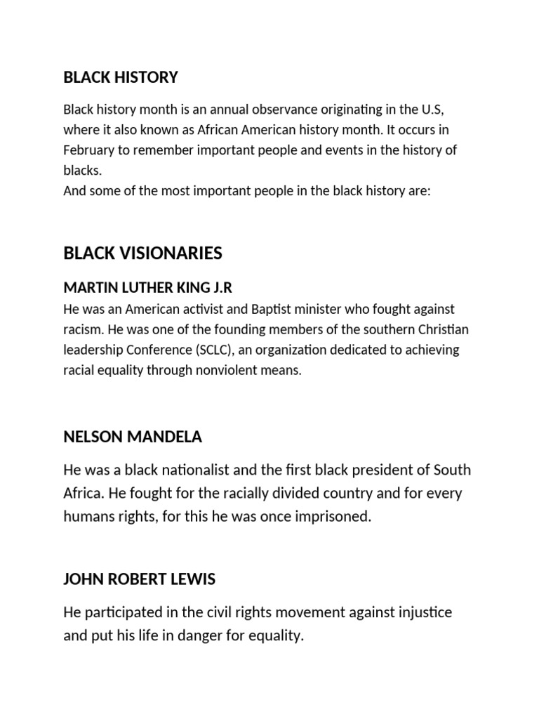 BLACK HISTORY-WPS Office | PDF