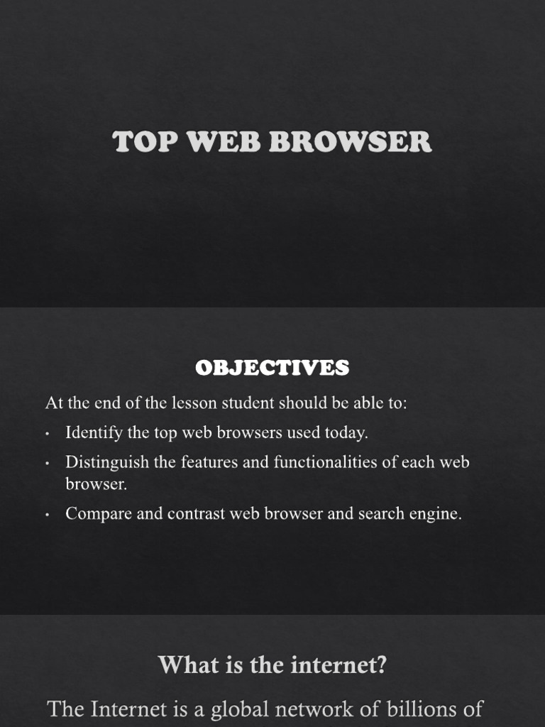 Top Web Browser | PDF