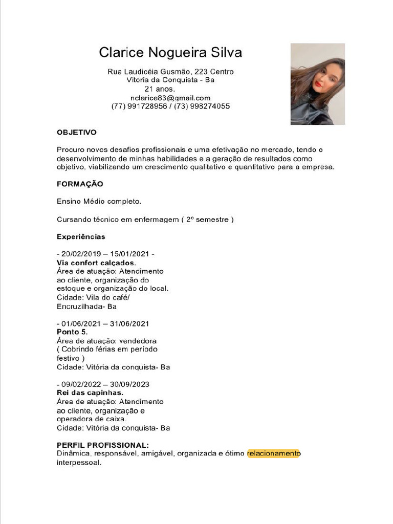 Curri Culo Clarice 2 | PDF