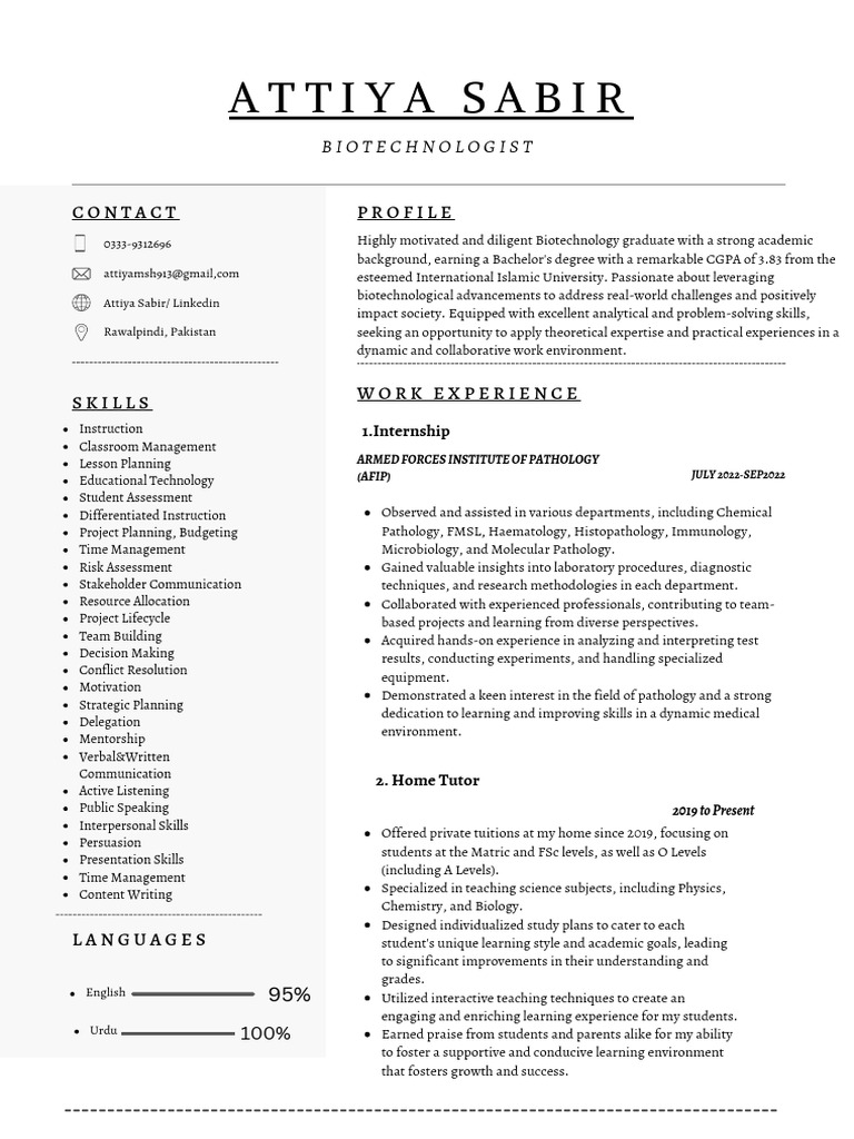 My Resume | PDF