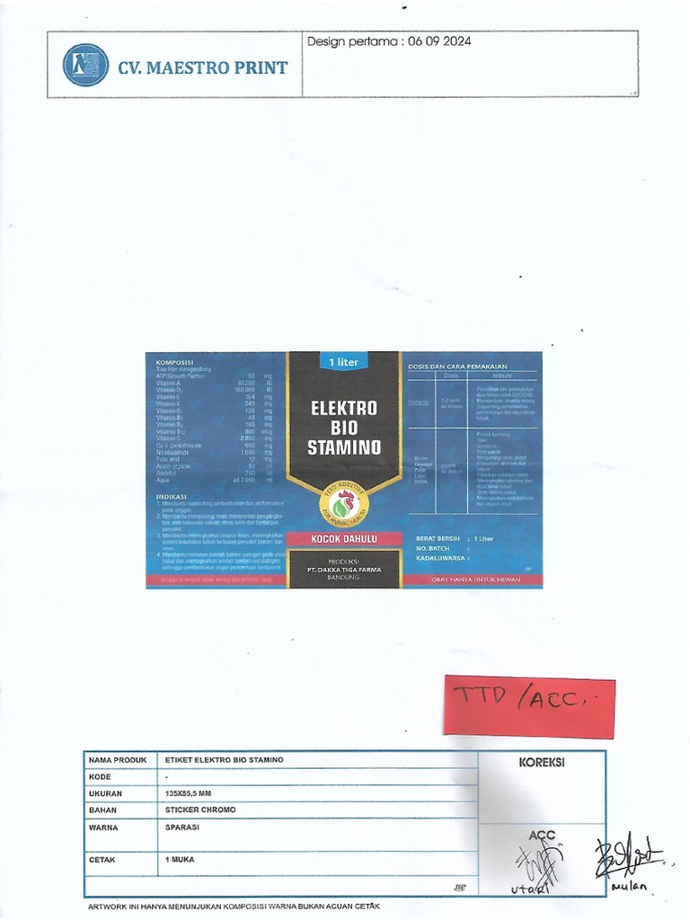 PO Stiker Dan ACC Stiker EBS Sept'24 | PDF