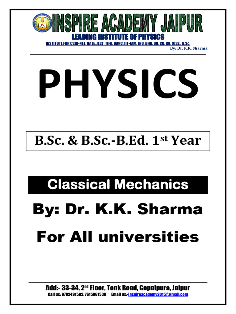 Classical Mechanics | PDF