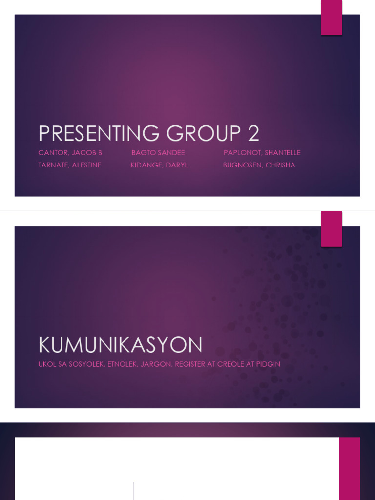 Sosyolek Etnolek Register at Jargon | PDF | Language Varieties And ...