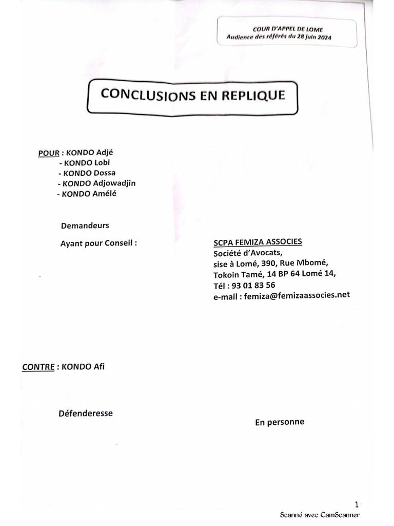 Mémoire Kondo Afi | PDF