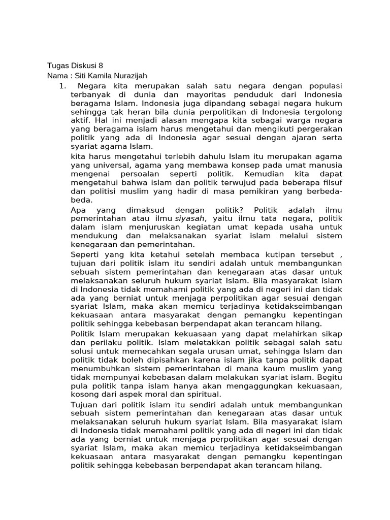 Tugas Diskusi | PDF