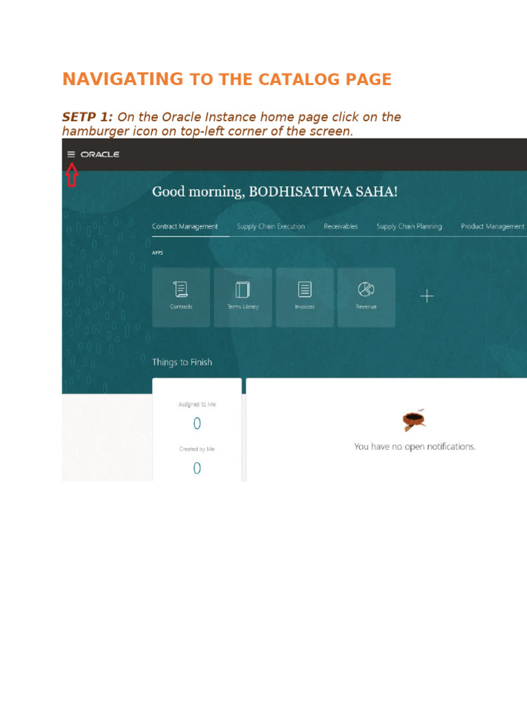 Creating An Otbi Report | PDF | Icon (Computing) | Menu (Computing)