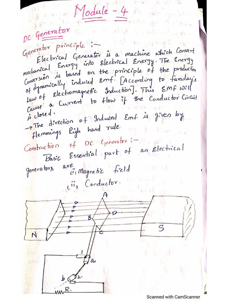 Notes Dc Generators Pdf