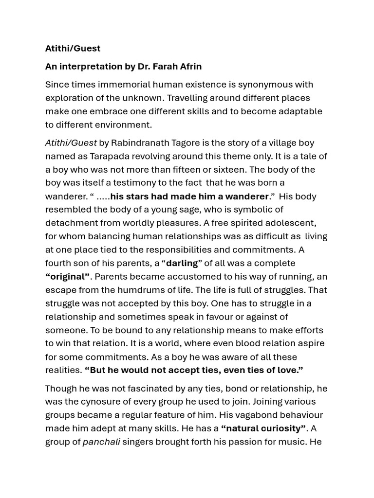 Atithi | PDF