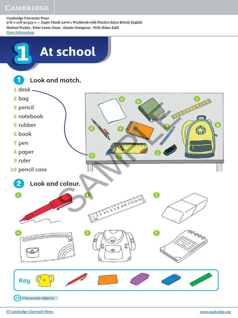 SuperMinds1 Workbook Unit1 | PDF