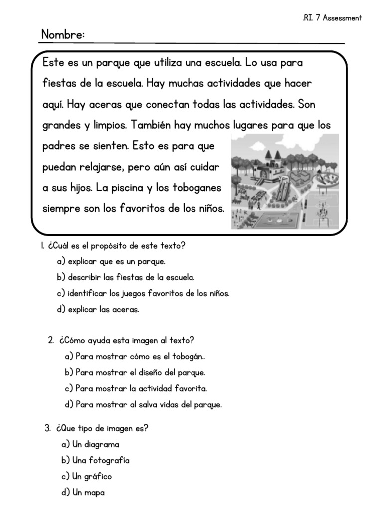 RI. 7 Assessment | PDF