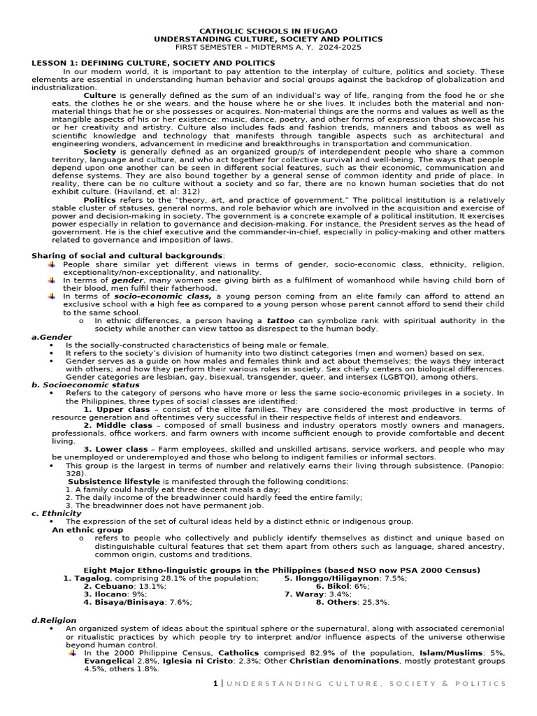 Ucsp Learning Package Midterms | PDF