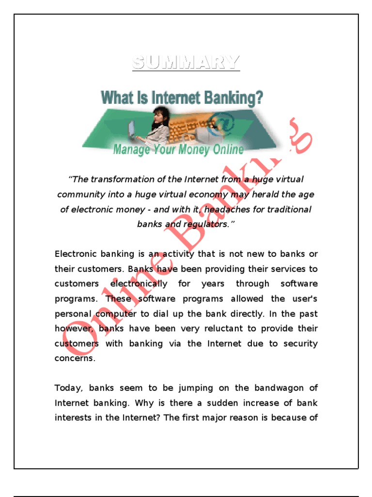 Online Banking | Download Free PDF | Transport Layer Security | Online ...