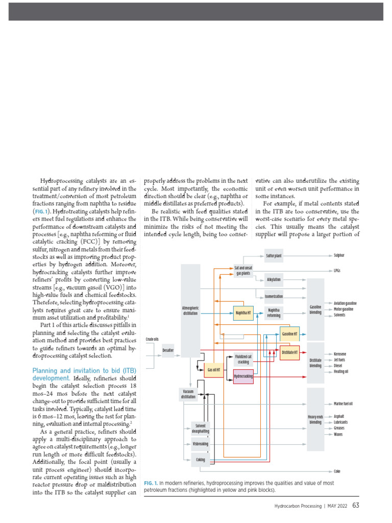 Catalyst Selection | PDF