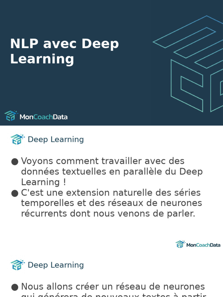 08 NLP Avec Deep Learning | PDF