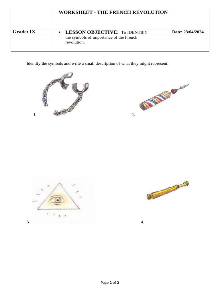 Symbols of french revolution | PDF