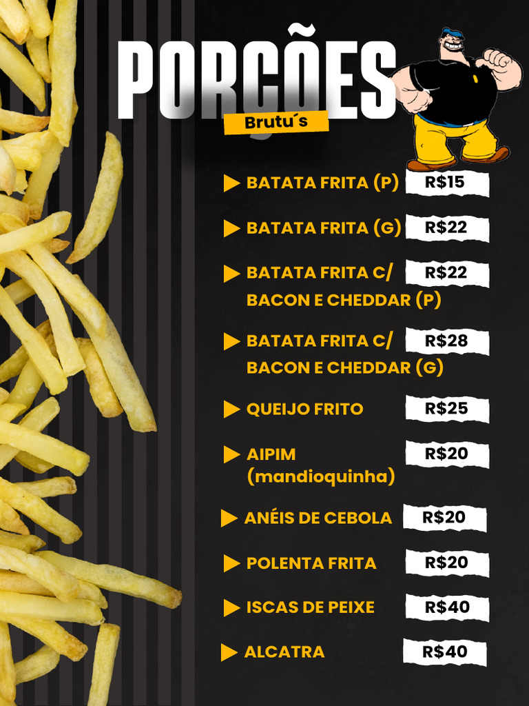Cardápio Brutus | PDF