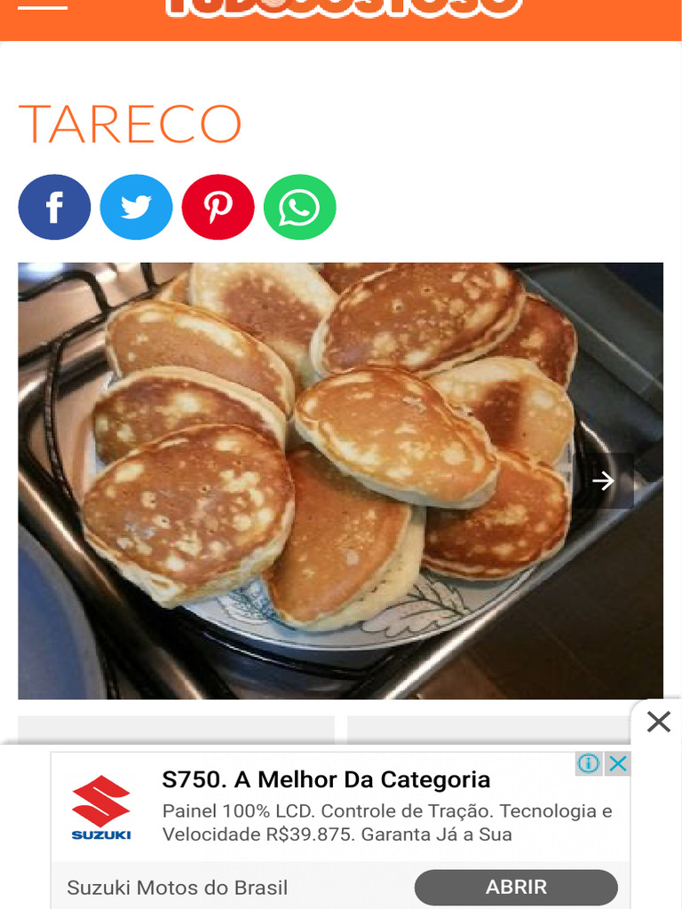 Receita de Tareco | PDF | Computadoras