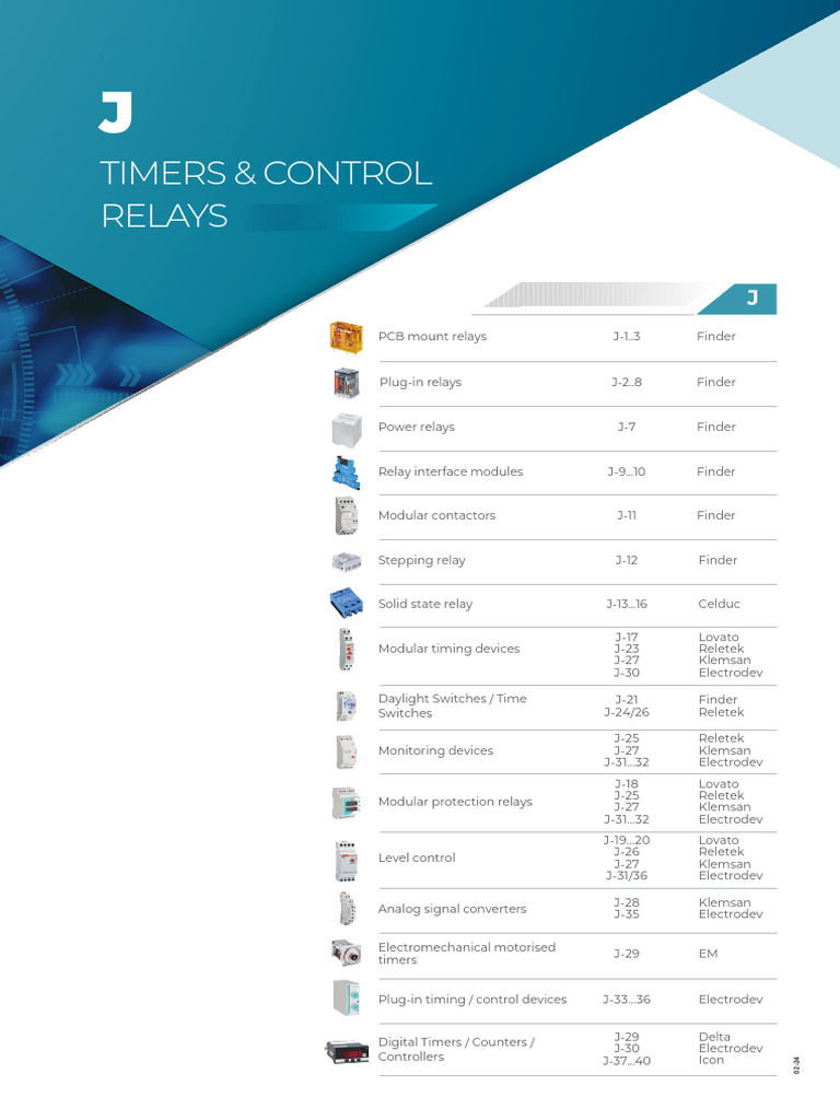 2022-23-J-Timers - Control Relays | PDF
