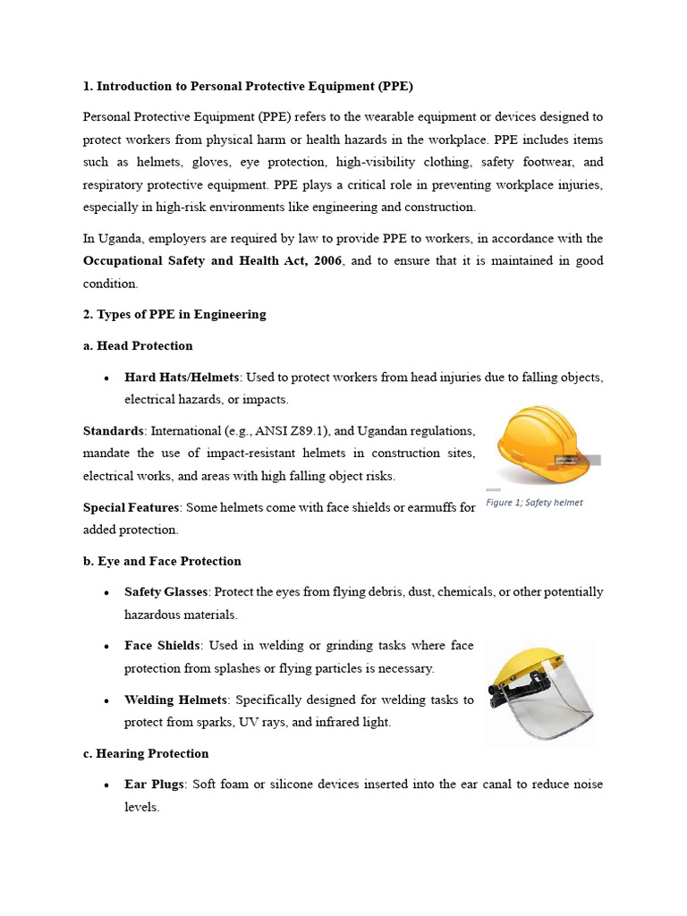 Sub Module 1 - PPE | PDF