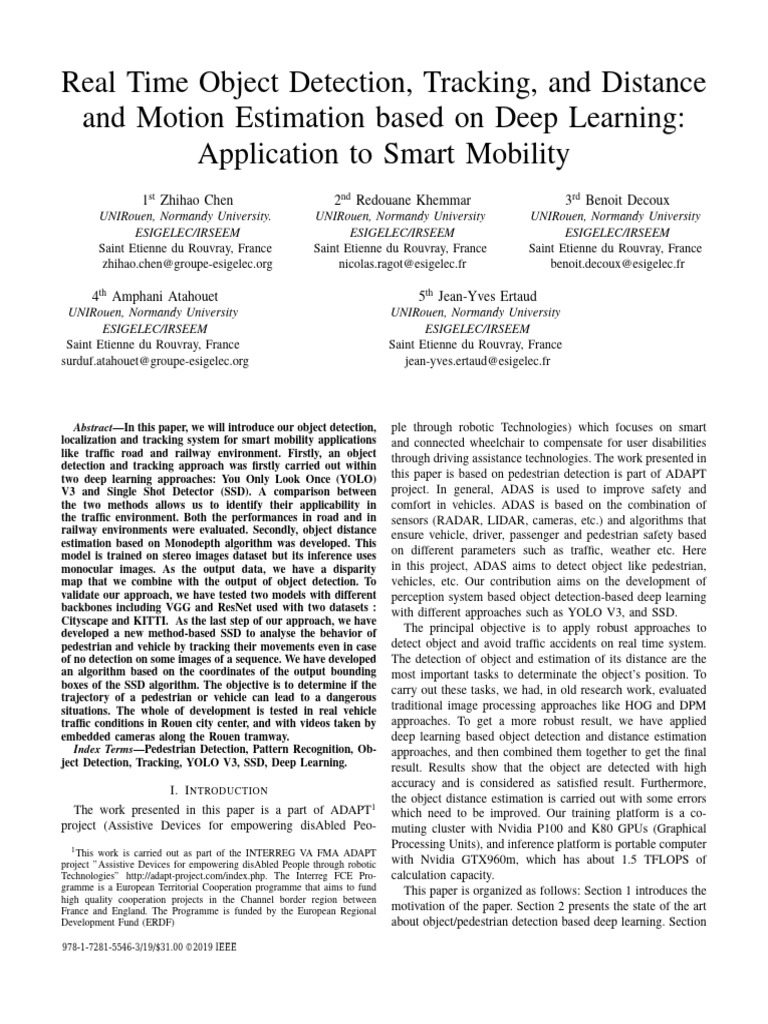 Real Time Object Detection Pdf