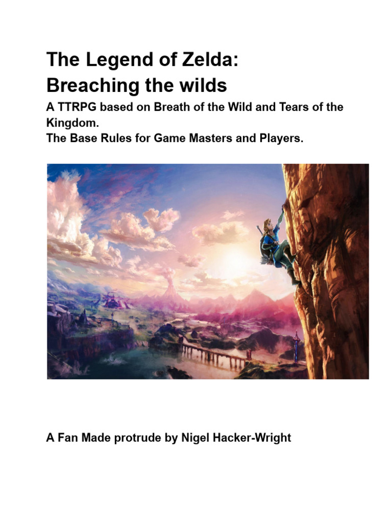 Breaching The Wild: Player and Game Master | PDF