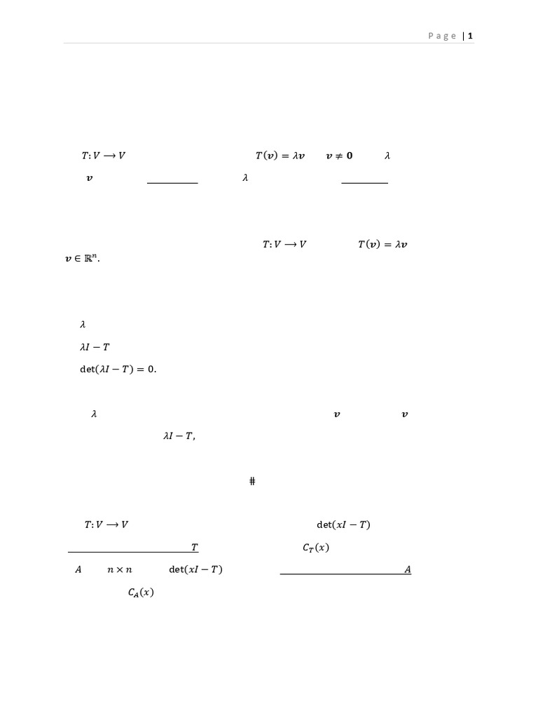 CHAPTER 4 - Eigenvalues and Diagonalization | PDF | Eigenvalues And Eigenvectors | Teaching ...