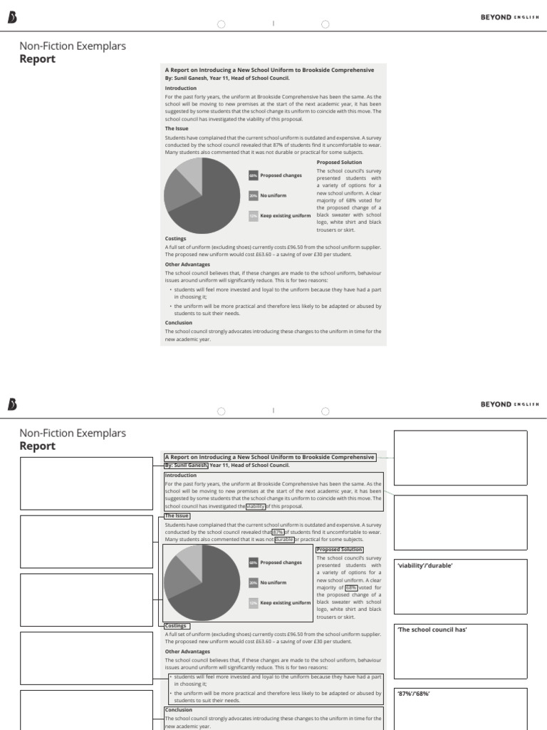 Report Exemplar Annotated-BW | PDF