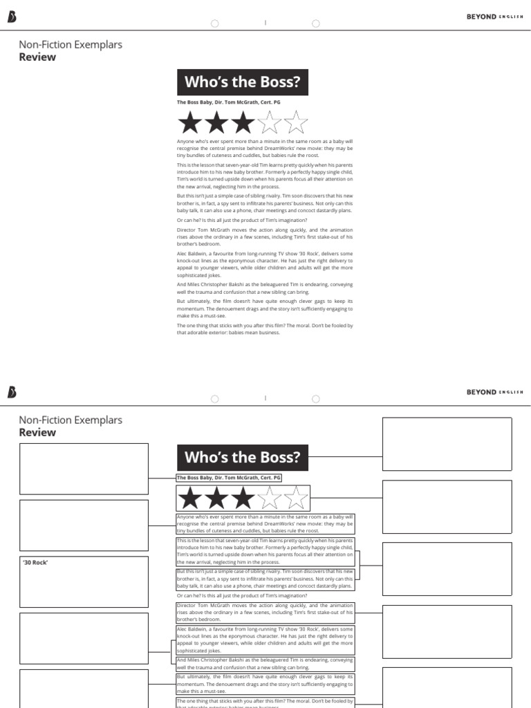 Review Exemplar Annotated-BW | PDF