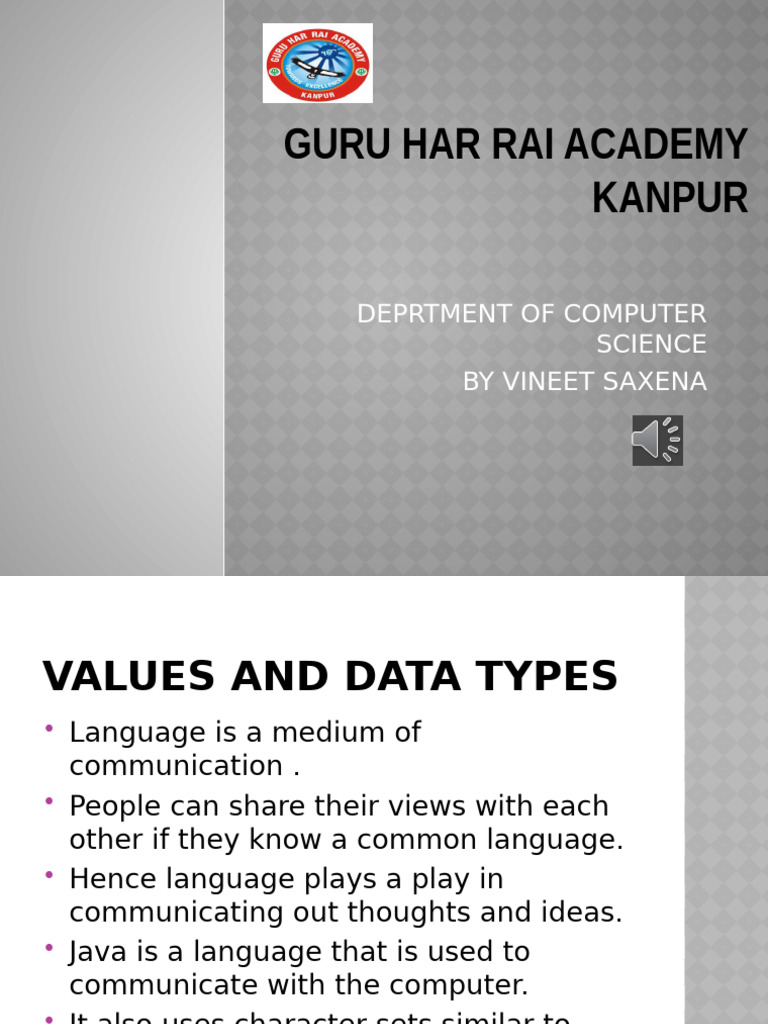 Ch-3 Values and Data Types | PDF