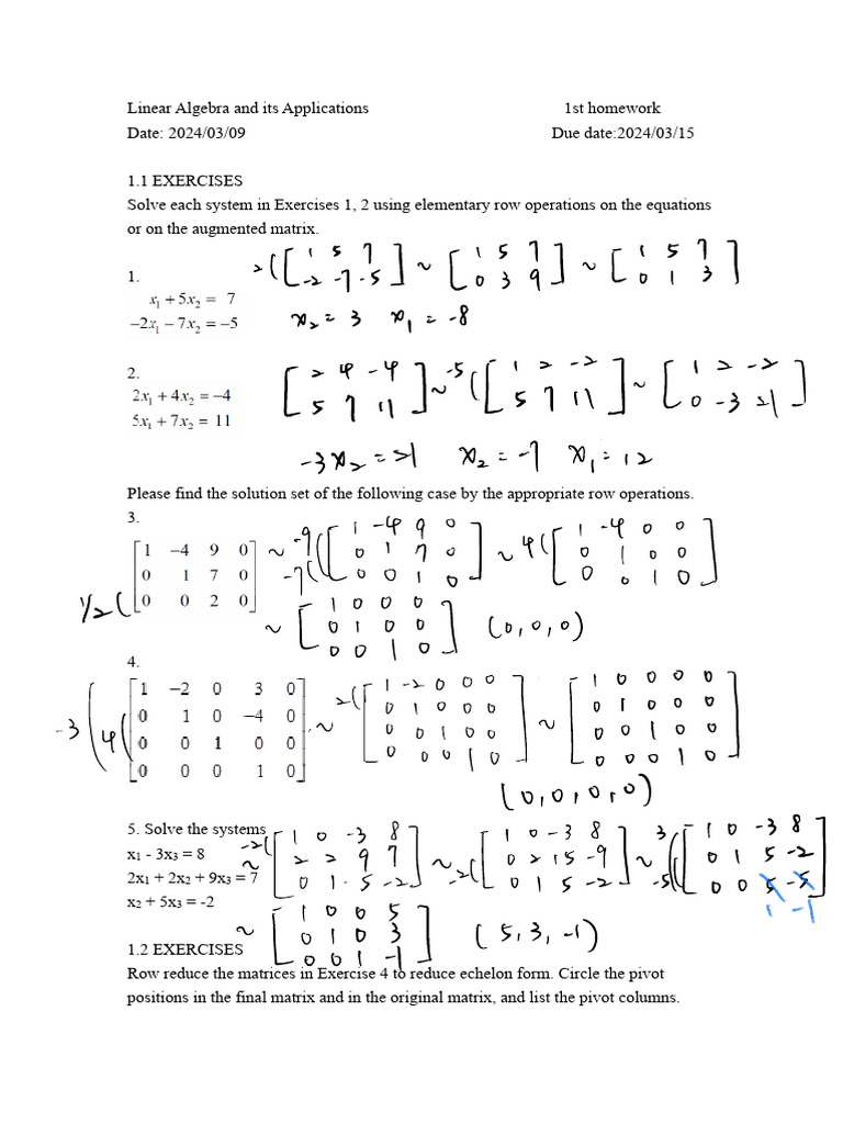 Linear Algebra And Its Applications Pdf