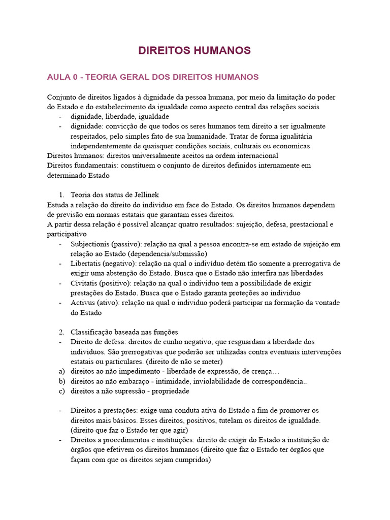 DIREITOS HUMANOS | PDF