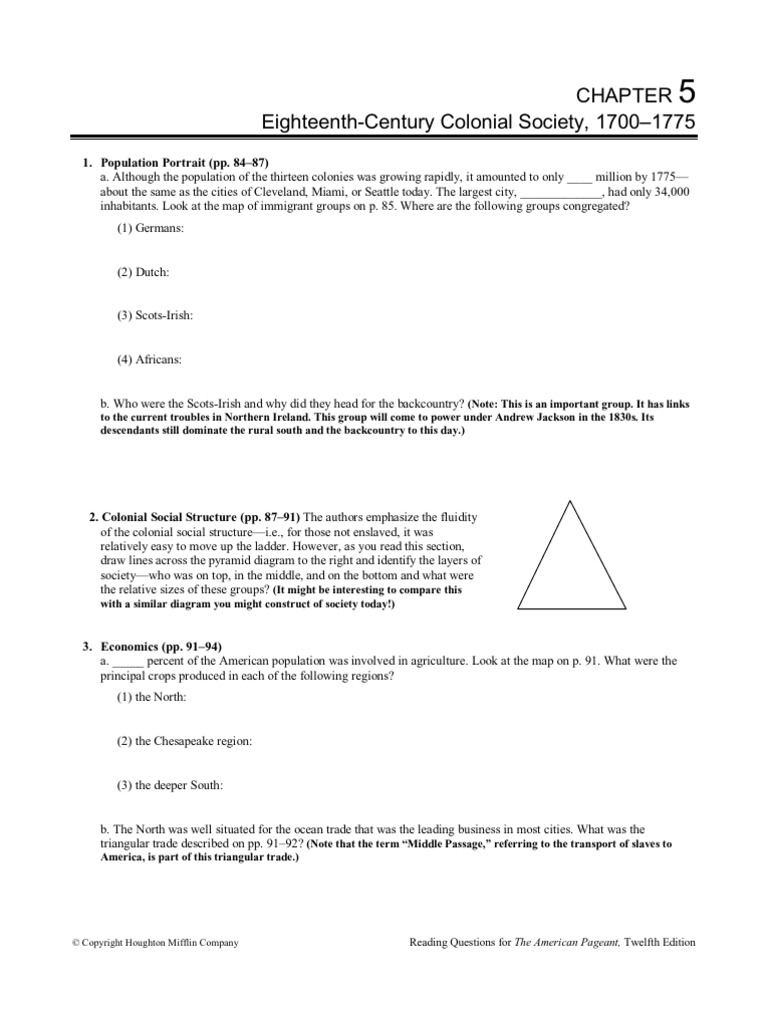 Eighteenth-Century Colonial Society, 1700 1775 | PDF